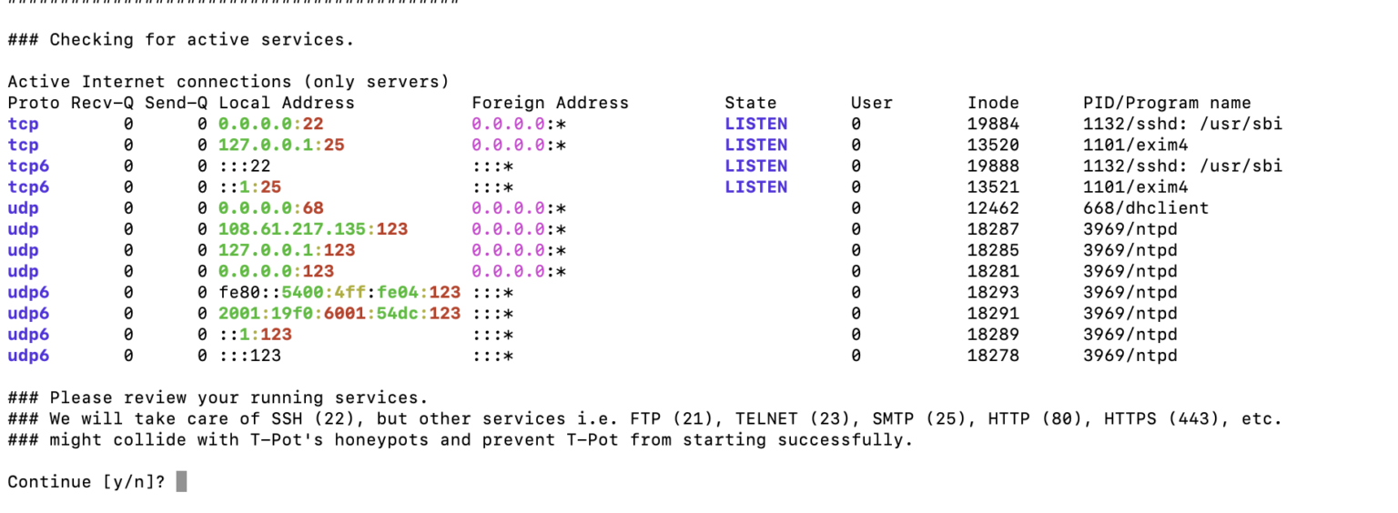 Set up T-POT honeypot in the cloud in less than 30 minutes | Lupovis